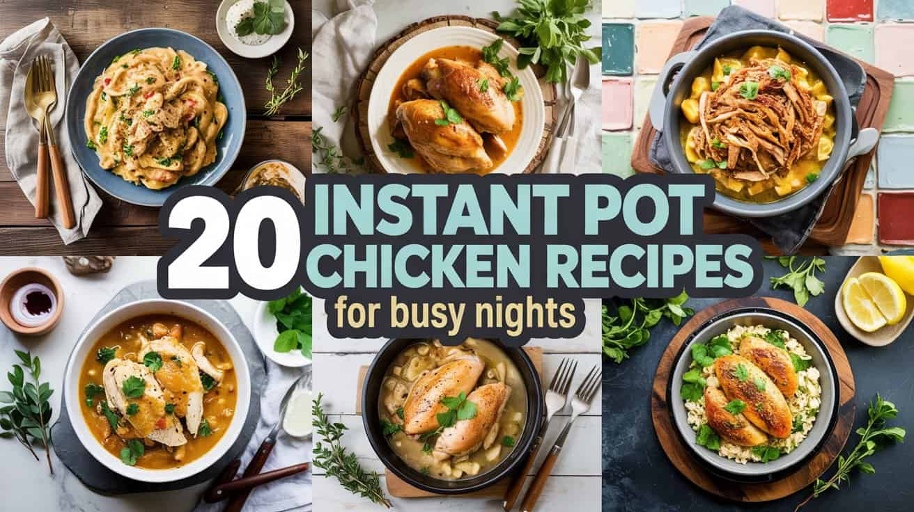 20 Fast and Easy Instant Pot Chicken Recipes for Busy Nights 2026